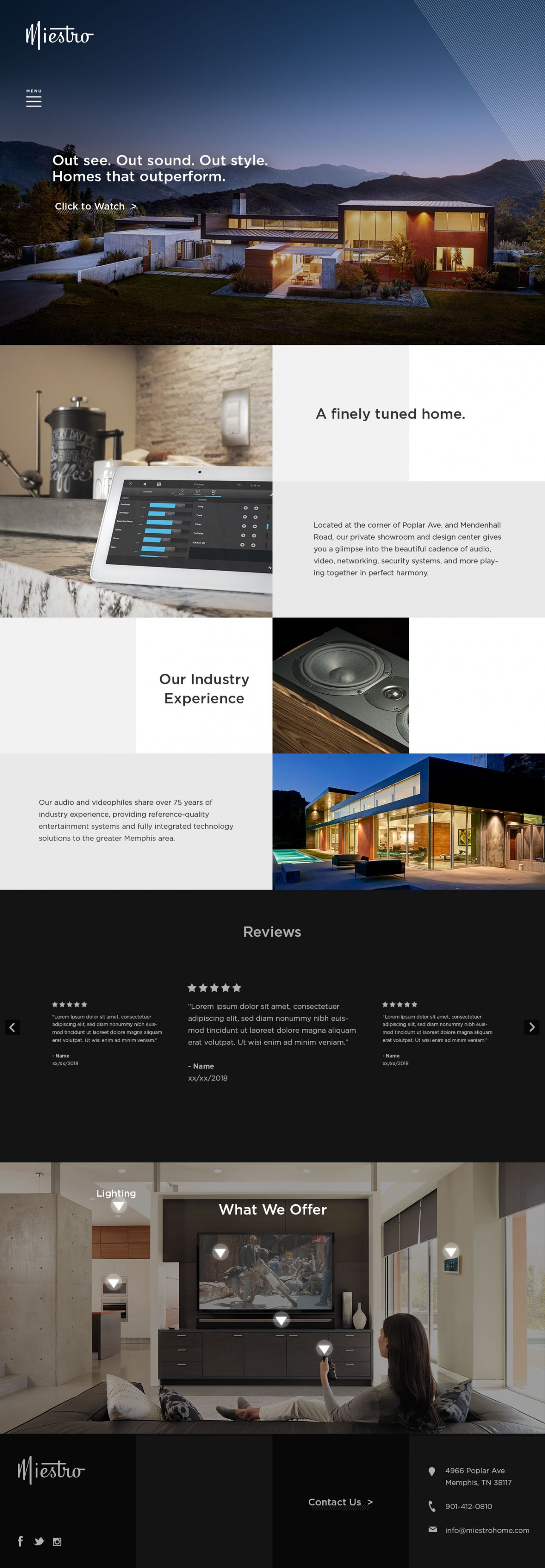 Miestro Home Integration | Paradigm Marketing & Creative